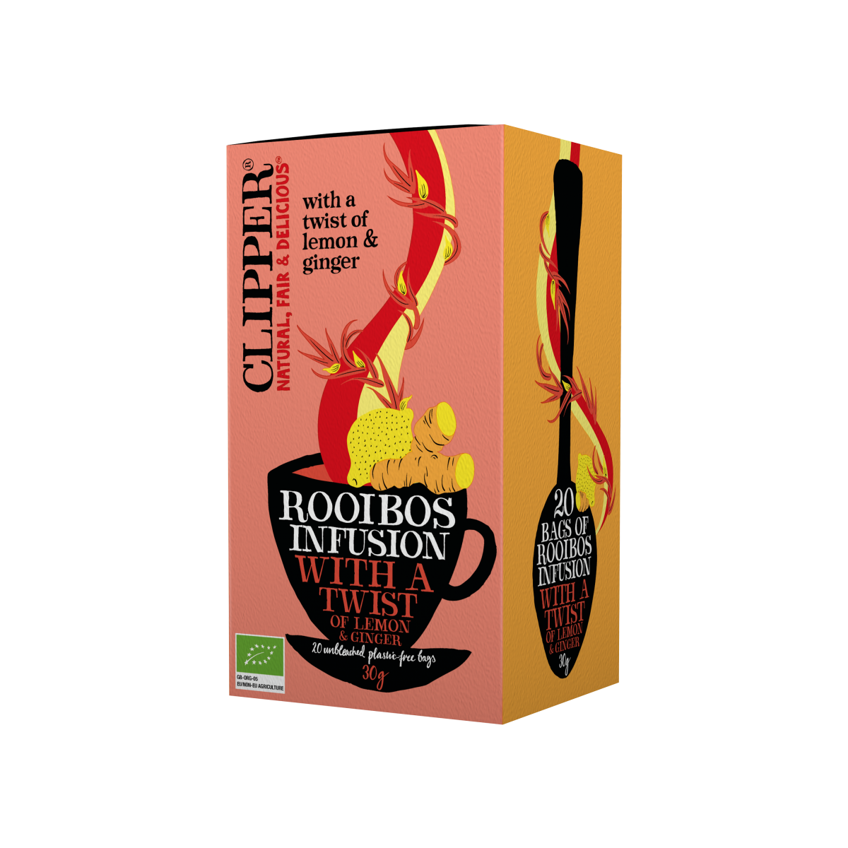 infusion bio rooibos with a twist - Clipper Teas